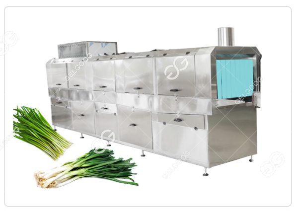 Industrial Shallot Scallion Washing Machine For Sale