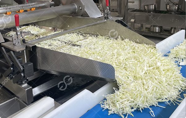 Cabbage Production Line With Washing Cutting Packaging